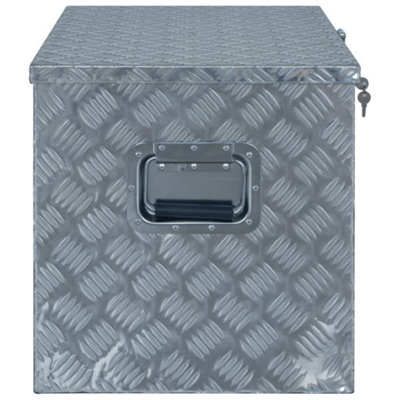 Berkfield Aluminium Box 610x430x455 mm Silver