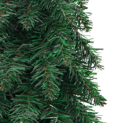Berkfield Artificial Pre-lit Christmas Tree with 100 LEDs 180 cm