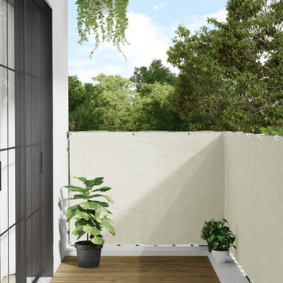 Berkfield Balcony Privacy Screen White 800x120 cm PVC