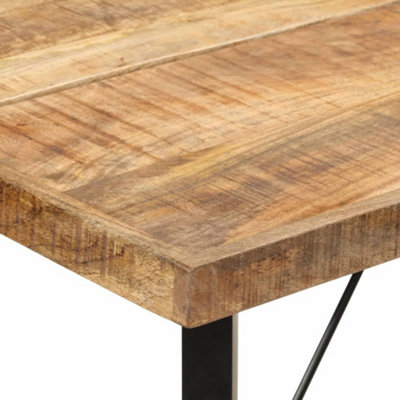 Berkfield Bar Table 180x70x107 cm Solid Wood Mango and Iron