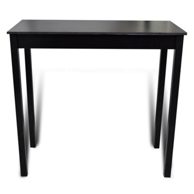 Berkfield Bar Table MDF Black 115x55x107 cm