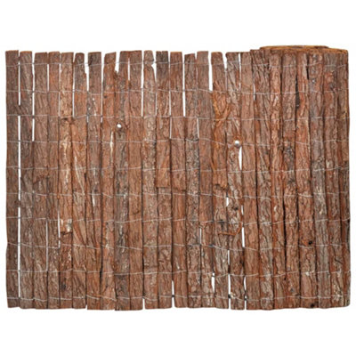 Berkfield Bark Fence 1000x70 cm