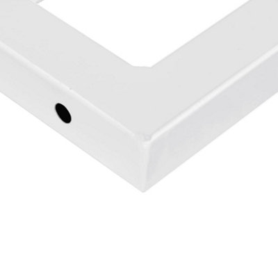 Berkfield Basin Shelf Wall Mounted Steel and Solid Wood Oak