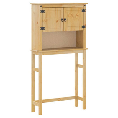 Berkfield Bathroom Washing Machine Cabinet Corona Solid Wood Pine