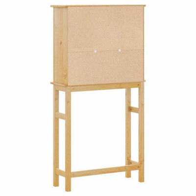 Berkfield Bathroom Washing Machine Cabinet Corona Solid Wood Pine
