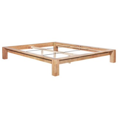 Berkfield Bed Frame Solid Oak Wood 160x200 cm