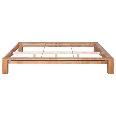 Berkfield Bed Frame Solid Oak Wood 160x200 cm