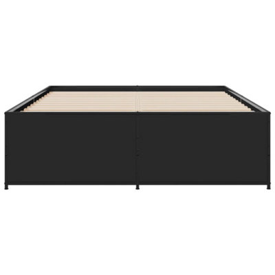 Berkfield Bed Frame without Mattress Black 120x190 cm Small Double