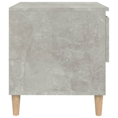 Berkfield Bedside Tables 2 pcs Concrete Grey 50x46x50 Engineered Wood