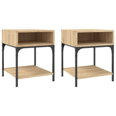 Berkfield Bedside Tables 2 pcs Sonoma Oak 40x41x50 cm Engineered Wood