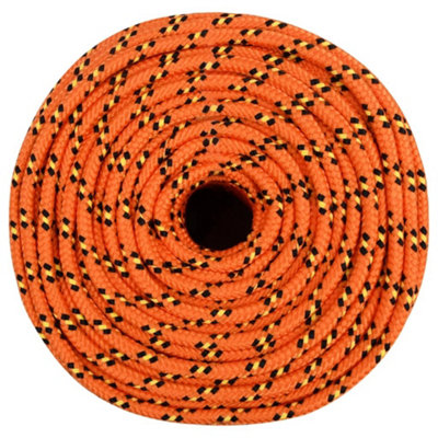 Berkfield Boat Rope Orange 10 mm 50 m Polypropylene
