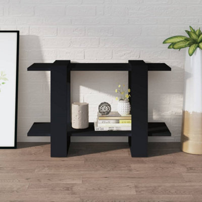Berkfield Book Cabinet/Room Divider Black 80x30x51 cm