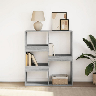 Berkfield Book Cabinet/Room Divider Grey Sonoma 100x33x115 cm