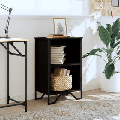 Berkfield Bookcase Black 50x31x74.5 cm Engineered Wood