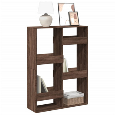 Berkfield Bookcase Brown Oak 100x33x135 cm Engineered Wood