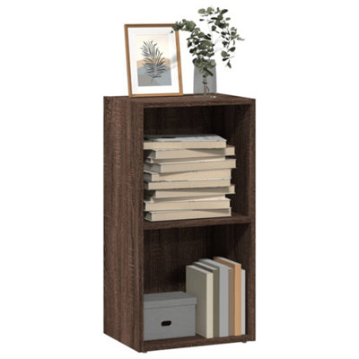 Berkfield Bookcase Brown Oak 40x30x77 cm Engineered Wood