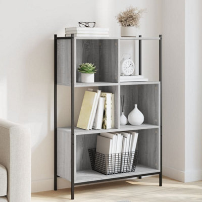 Berkfield Bookcase Grey Sonoma 72x28x109 cm Engineered Wood
