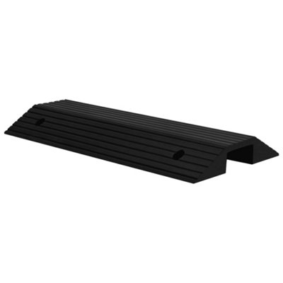 Berkfield Bridge Threshold Ramps 2 pcs 80x40x8 cm Rubber
