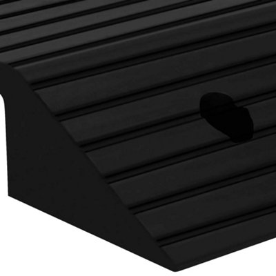 Berkfield Bridge Threshold Ramps 2 pcs 80x40x8 cm Rubber