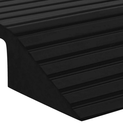 Berkfield Bridge Threshold Ramps 3 pcs 49x39x7.5 cm Rubber