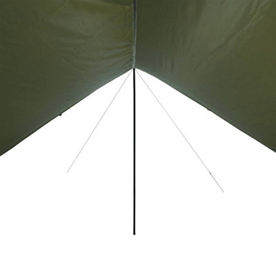 BERKFIELD CAMPING TARP OLIVE GREEN 438X376X212 CM WATERPROOF