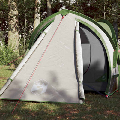 Berkfield Camping Tent Dome 2-Person Green Waterproof