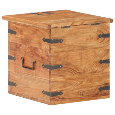 Berkfield Chest 40x40x40 cm Solid Acacia Wood
