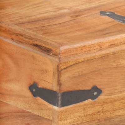 Berkfield Chest 40x40x40 cm Solid Acacia Wood