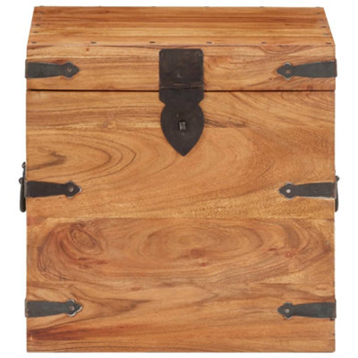 Berkfield Chest 40x40x40 cm Solid Acacia Wood