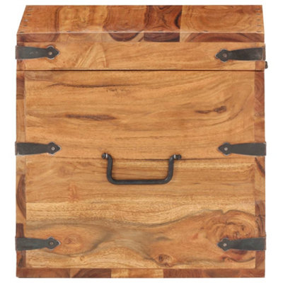 Berkfield Chest 40x40x40 cm Solid Acacia Wood