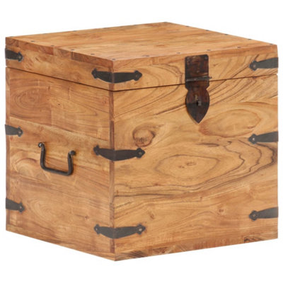 Berkfield Chest 40x40x40 cm Solid Acacia Wood