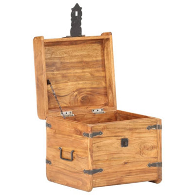 Berkfield Chest 40x40x40 cm Solid Acacia Wood