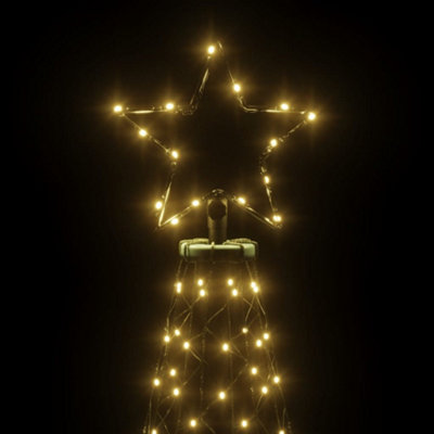 Berkfield Christmas Tree with Spike Warm White 3000 LEDs 800 cm