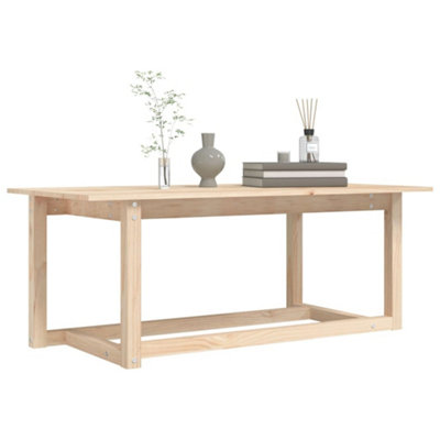 Berkfield Coffee Table 110x55x45 cm Solid Wood Pine