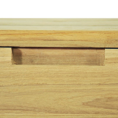 Berkfield Coffee Table 80x80x40 cm Solid Teak