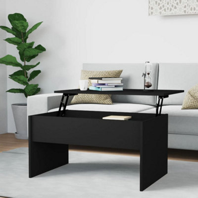 Berkfield Coffee Table Black 80x50.5x41.5 cm Engineered Wood
