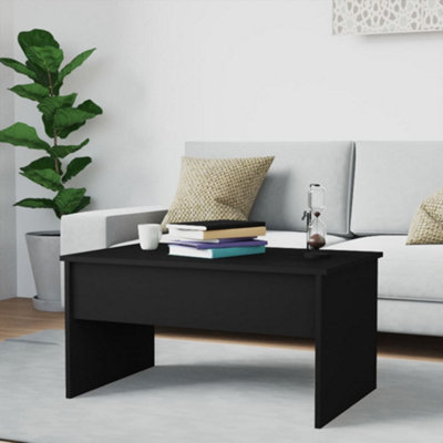 Berkfield Coffee Table Black 80x50.5x41.5 cm Engineered Wood