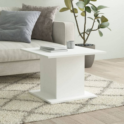 Berkfield Coffee Table White 55.5x55.5x40 cm Engineered Wood