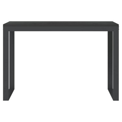 Berkfield Computer Desk Black 110x60x73 cm Engineered Wood