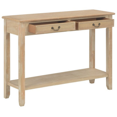 Berkfield Console Table 110x35x80 cm Wood