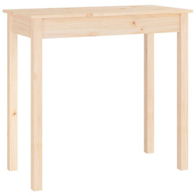 Berkfield Console Table 80x40x75 cm Solid Wood Pine