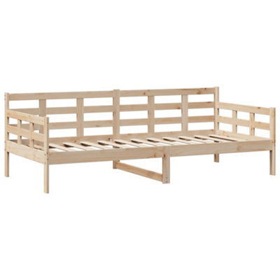 Berkfield Daybed with Drawers without Mattress 90x200 cm Solid Wood