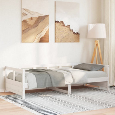 Berkfield Daybed without Mattress White 90x190 cm Single Solid Wood Pine