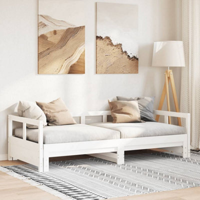 Berkfield Daybed without Mattress White 90x200 cm Solid Wood Pine
