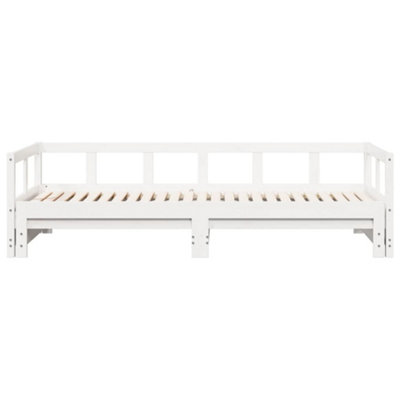 Berkfield Daybed without Mattress White 90x200 cm Solid Wood Pine