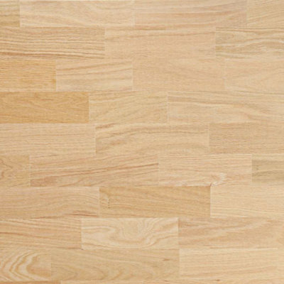Berkfield Desk Top Untreated 100x50x2.5 cm Solid Wood Oak Rectangular
