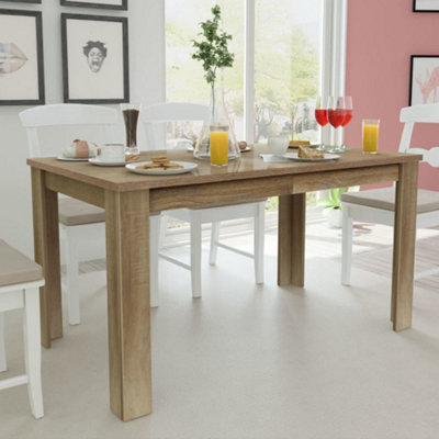 Berkfield Dining Table 140x80x75 cm Oak