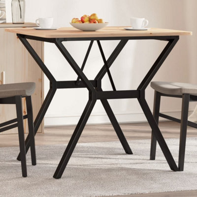 Berkfield Dining Table Legs Y-Frame 70x70x73 cm Steel