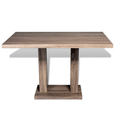 Berkfield Dining Table MDF Oak-look | DIY at B&Q