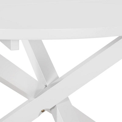 Berkfield Dining Table White 120x75 cm MDF | DIY at B&Q